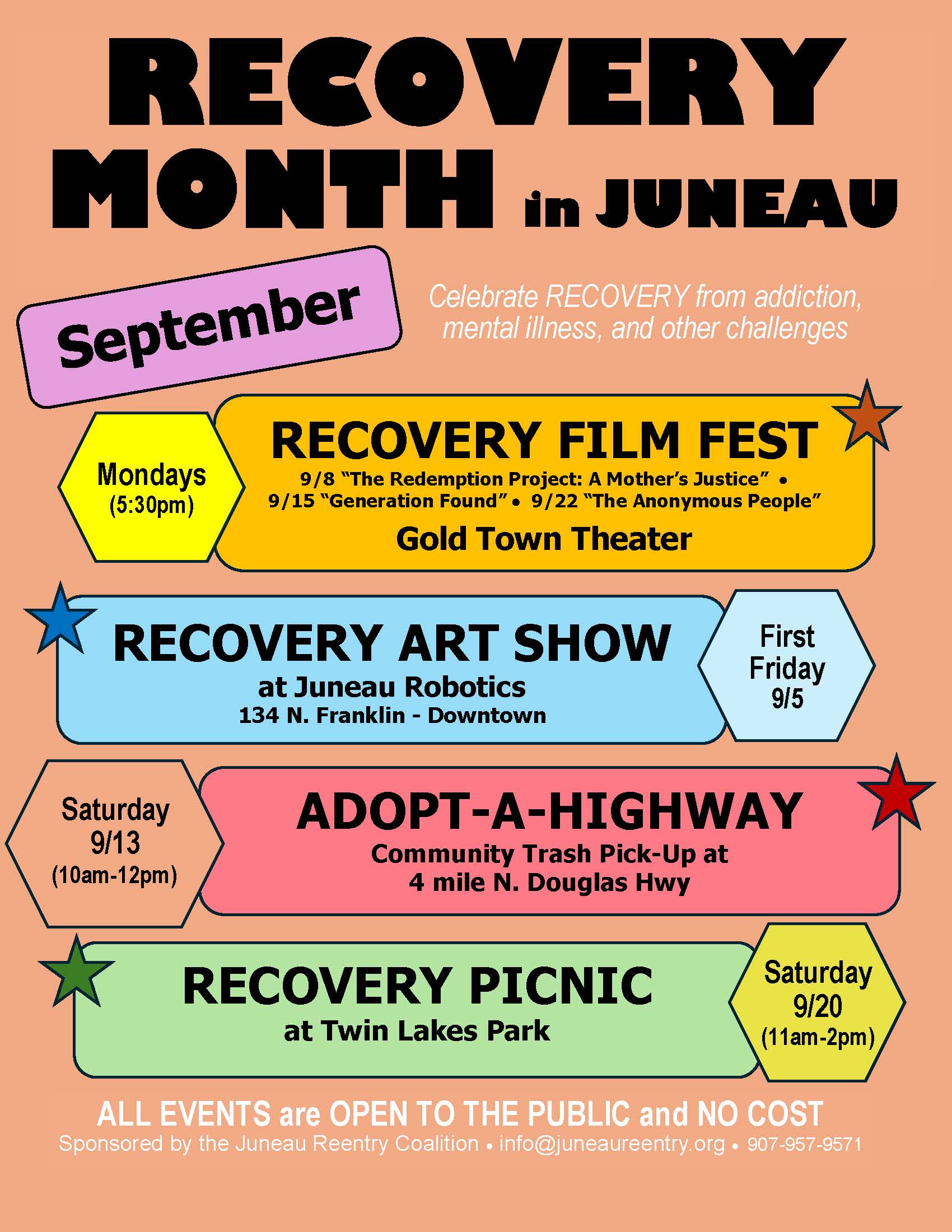 Celebrate Recovery Month in Juneau! - The Juneau Reentry Coalition